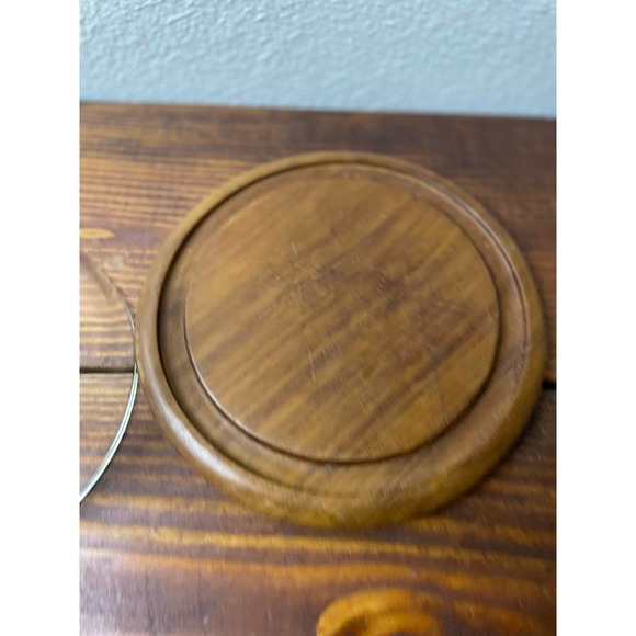 Dolphin | Dining | Vintage Cheese Dome Dolphin Teakwood With Wooden ...